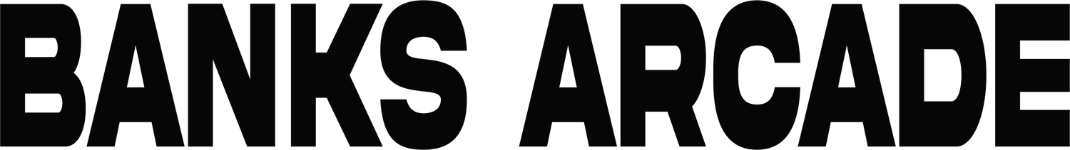 BANKS ARCADE - EPK – Banks Arcade